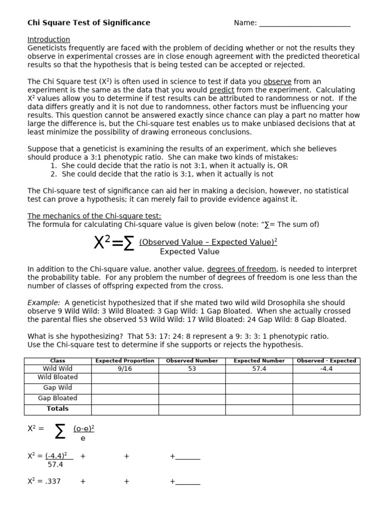 08 Chi Square Test of Signific | PDF | Chi Squared Test | Statistical ...