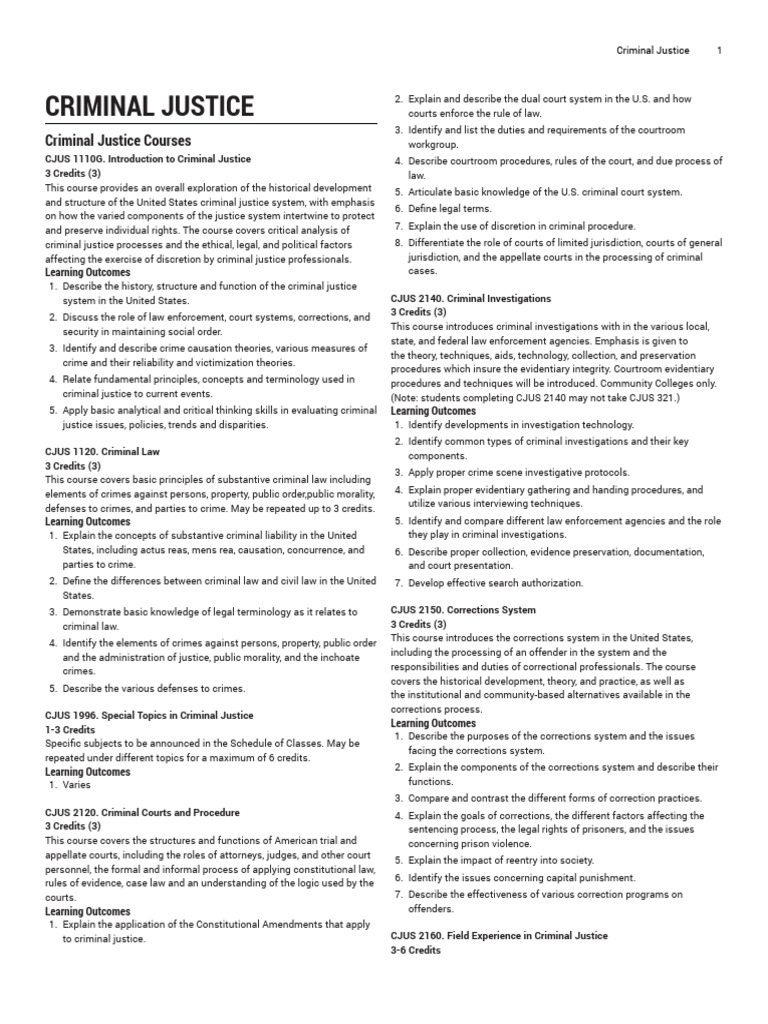 Criminal Justice Coursestext | PDF | Crimes | Crime & Violence