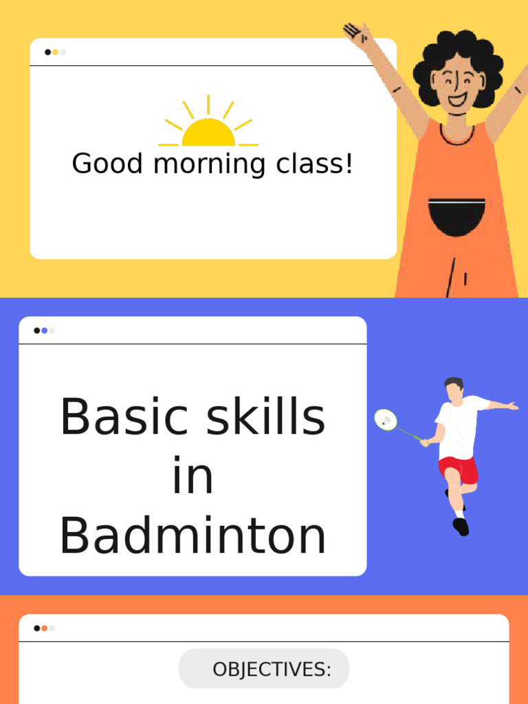 Basic Skills in Badminton-1 | PDF