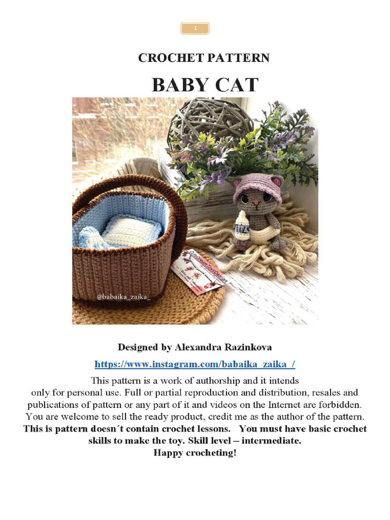 Babaika Zaika Baby Cat Gatito Bebe | PDF