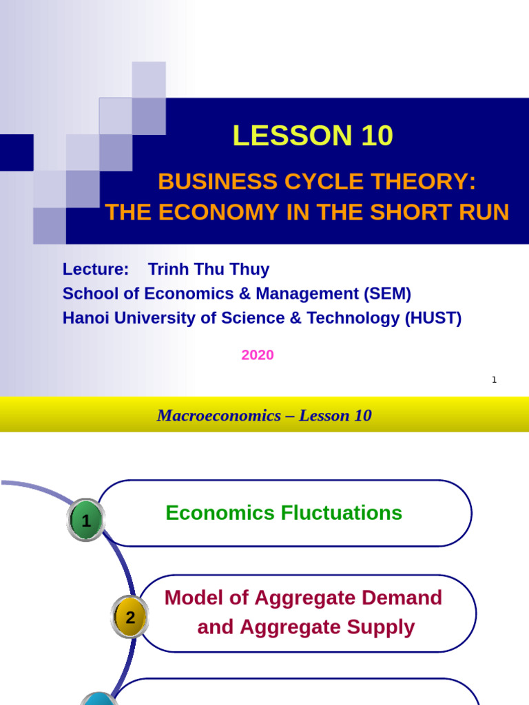 Business Cycle Theory and Economic Fluctuations | PDF | Macroeconomics ...