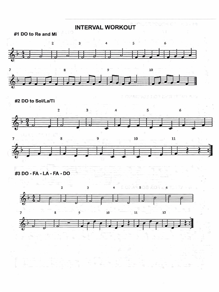 Vocal Warm-Up | PDF
