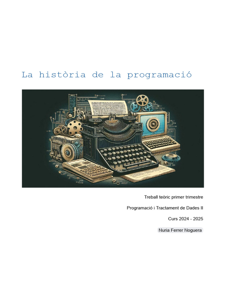 La Història de La Programació | PDF