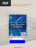 Joint Structure and Function 5th Edition PDF | PDF