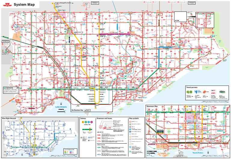 TTC System Map: Culford & Lawrence | PDF | Public Transport
