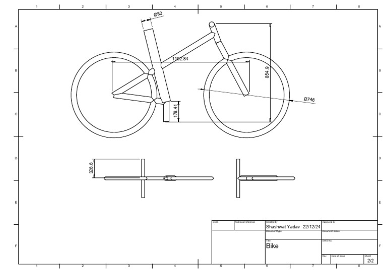 Bike Drawing v1 | PDF