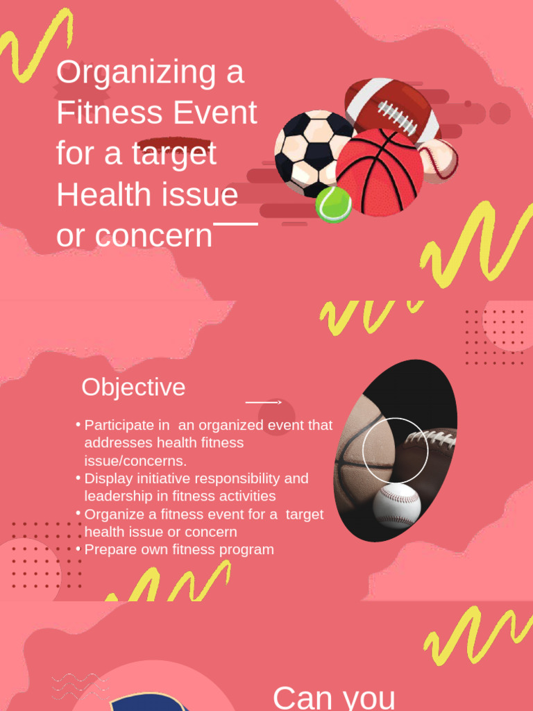 Organizing a Community Fitness Event | PDF | Physical Fitness | Heart