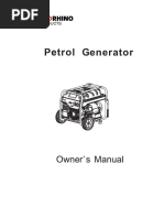 Original Loncin Generator Manual | PDF | Gasoline | Direct Current