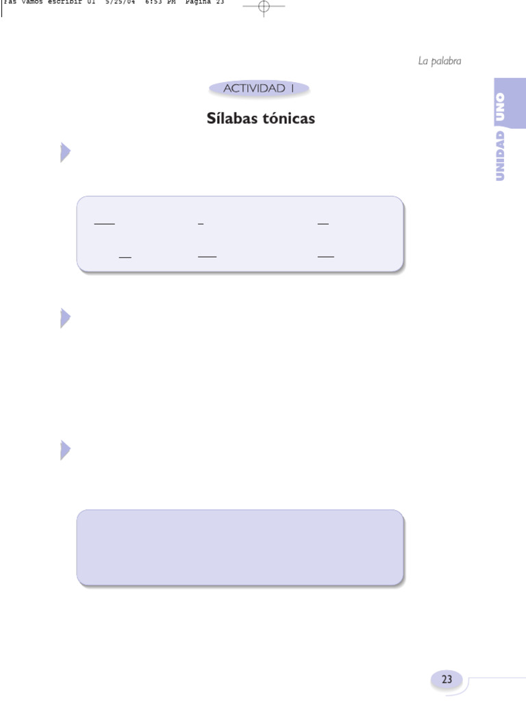 Reglas de Acentuación y Sílabas | PDF | Estrés (lingüística) | Voz humana
