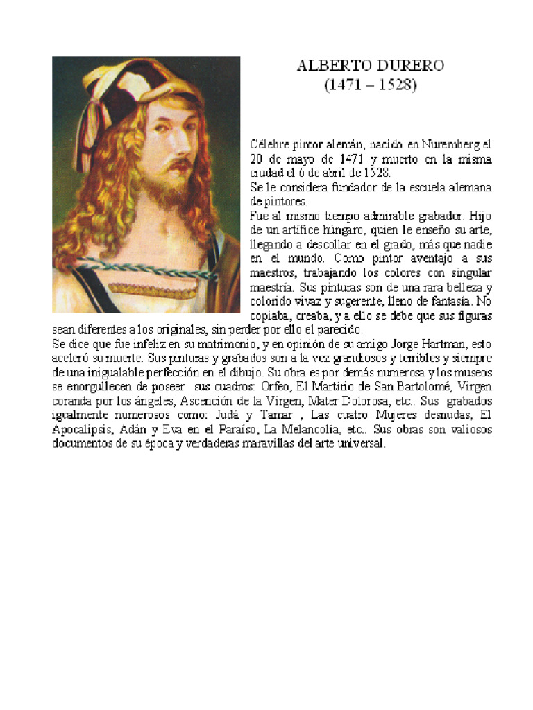 ALBERTO DURERO | PDF