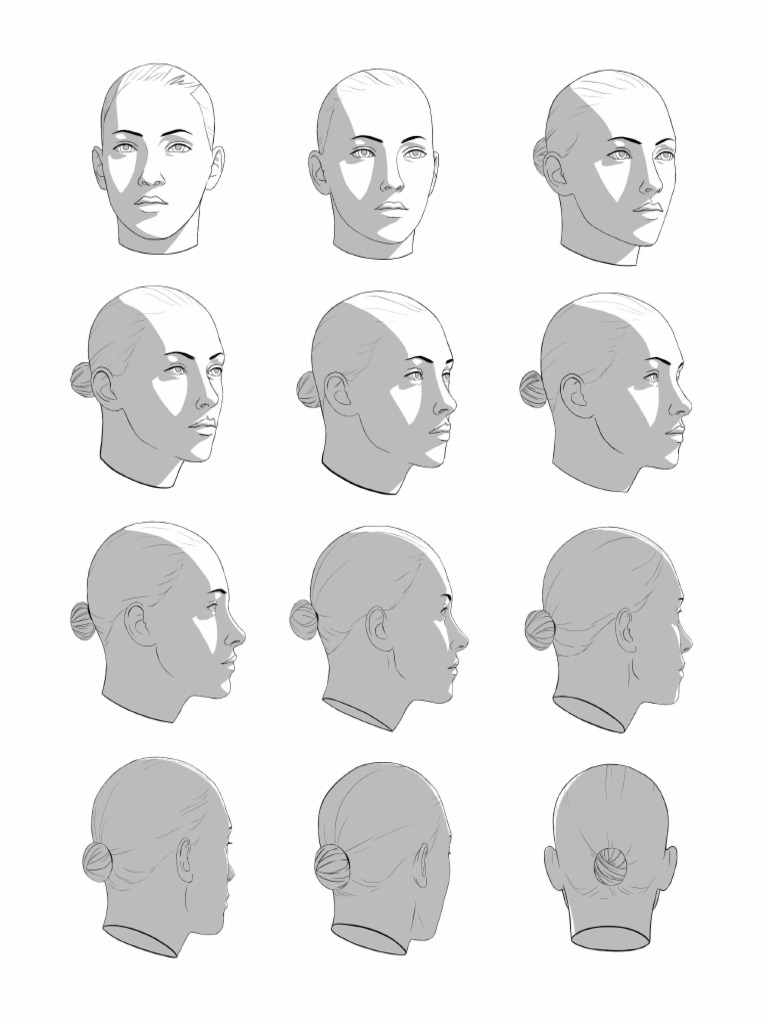 An Artists Reference Guide To Lighting The Face (Amanda Jean) (Z ...