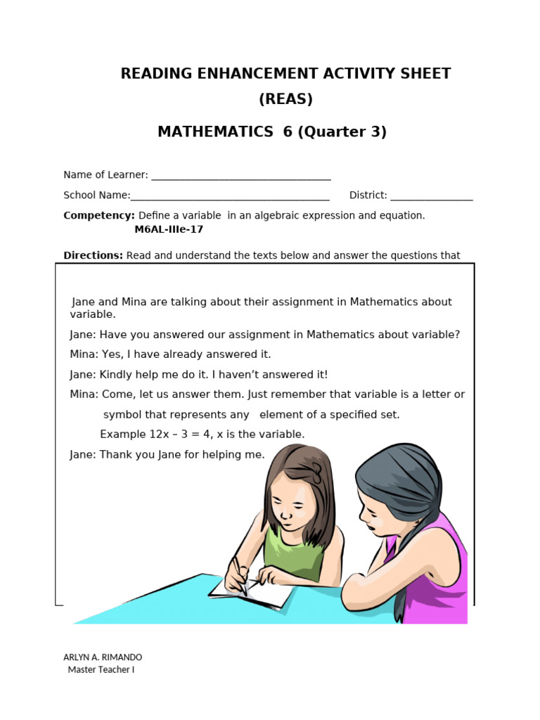 1-REAS-3rd-Quarter | PDF