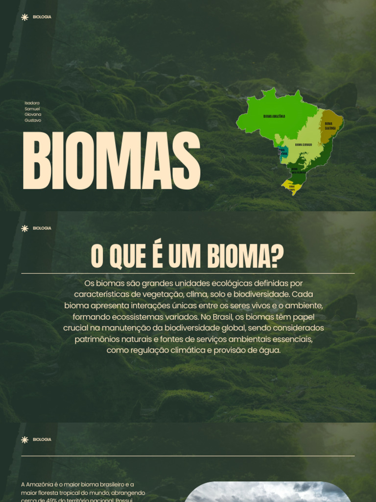biomas | PDF | Florestas | Floresta Amazônica