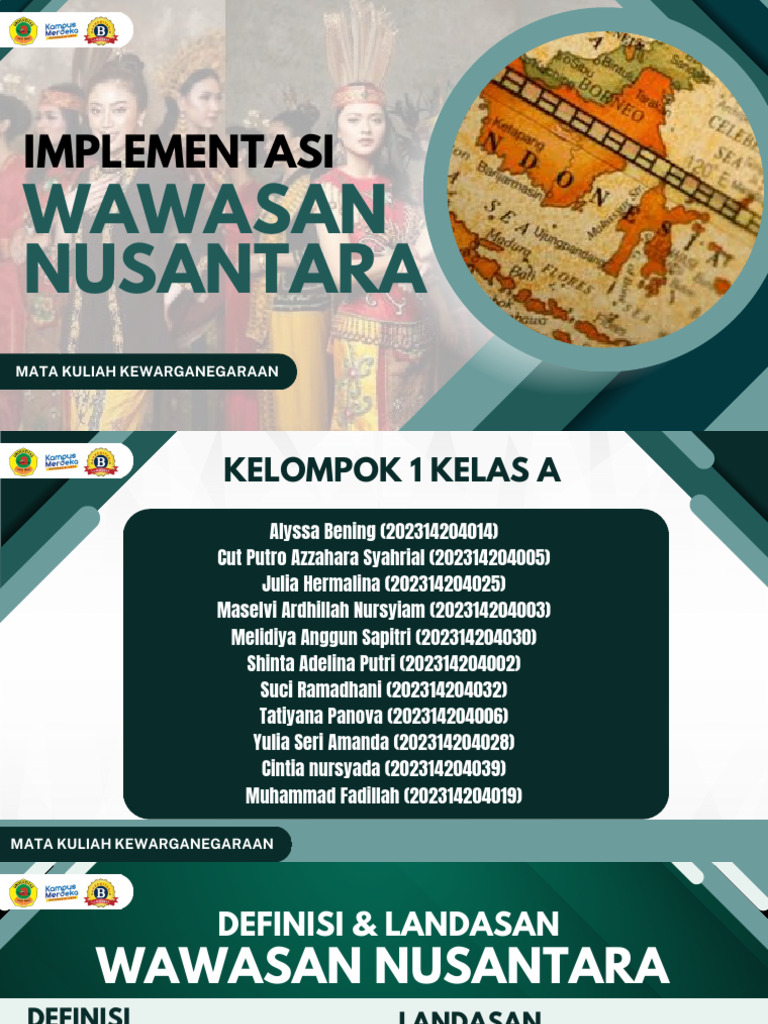 Wawasan Nusantara - Kel 1 | PDF