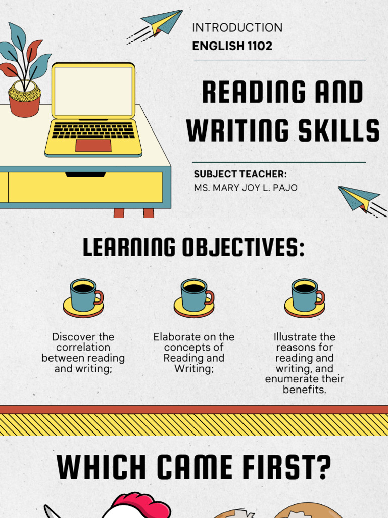L1. Reading and Writing Skills Introduction | PDF