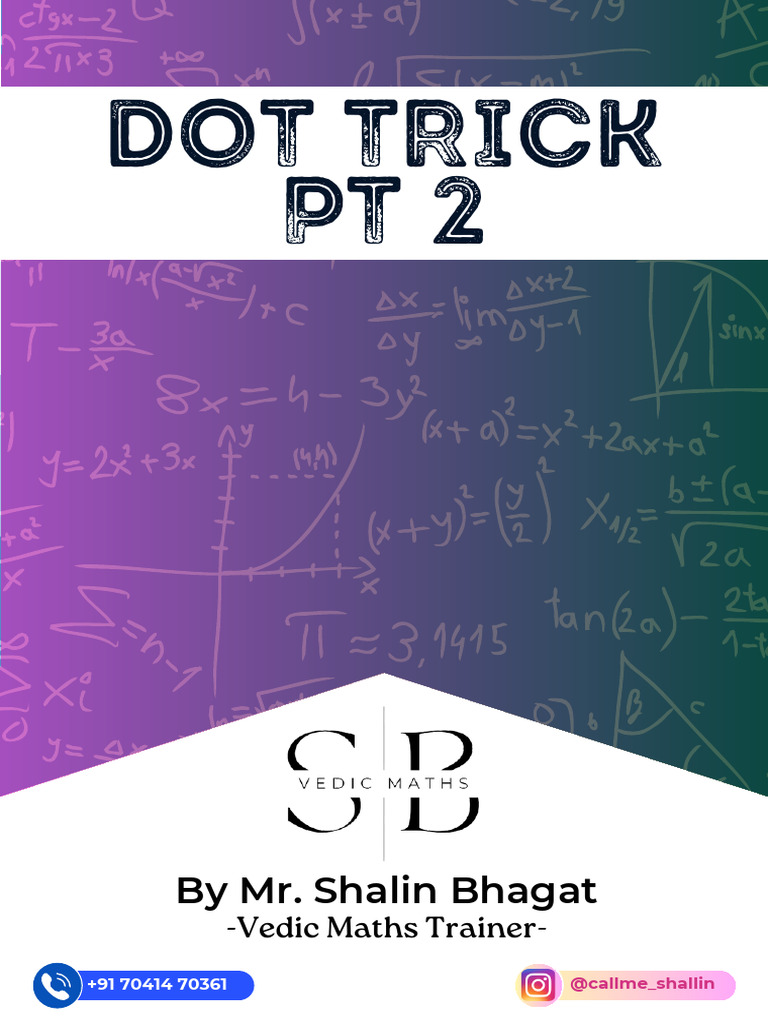 Dot Trick - Pt 2 | PDF