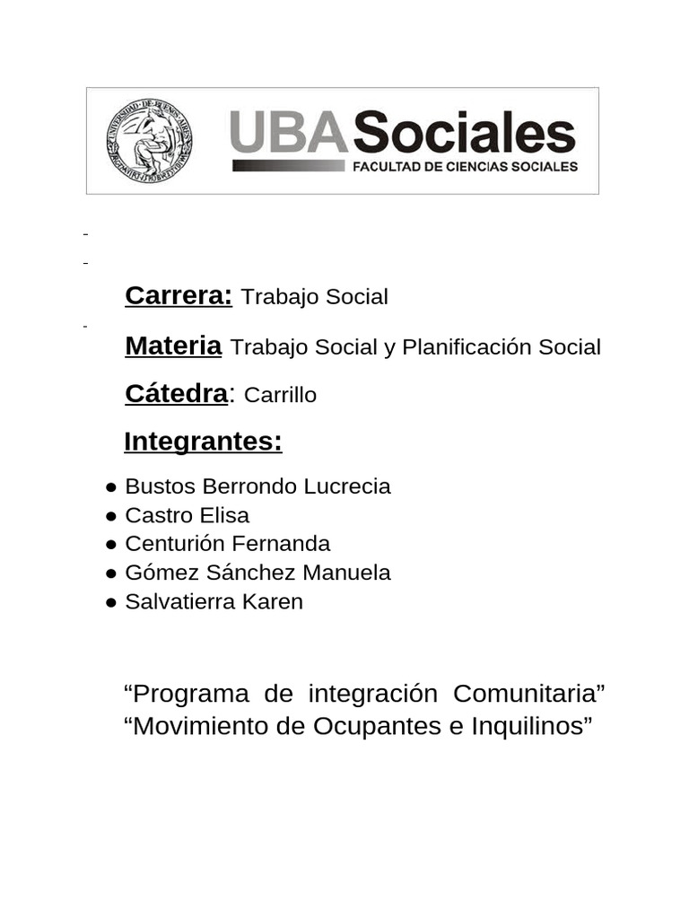MOI-PIC Final - PARA IMPRIMIR | PDF | Cooperativa | Trabajo Social