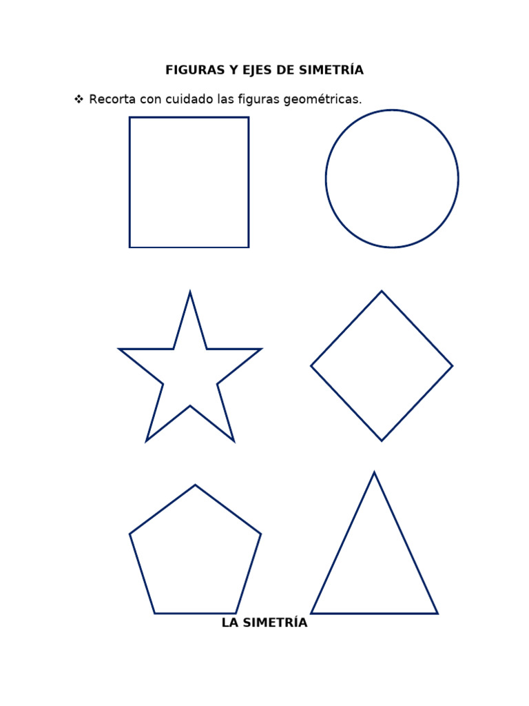 Figuras y Ejes de Simetría | PDF