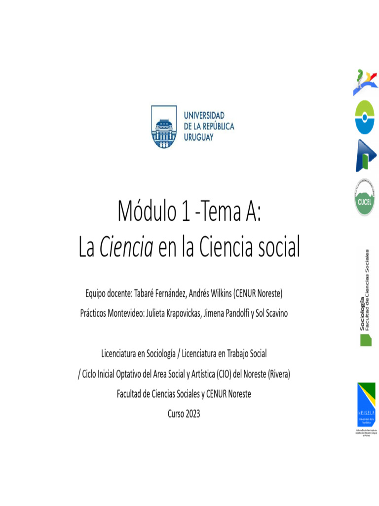 Mc1 2023 Modulo 1 Tema A Clase v1 | PDF | Teoría | Diseño