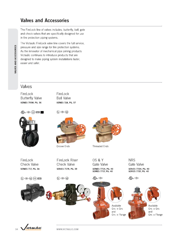Válvulas Victaulic | PDF