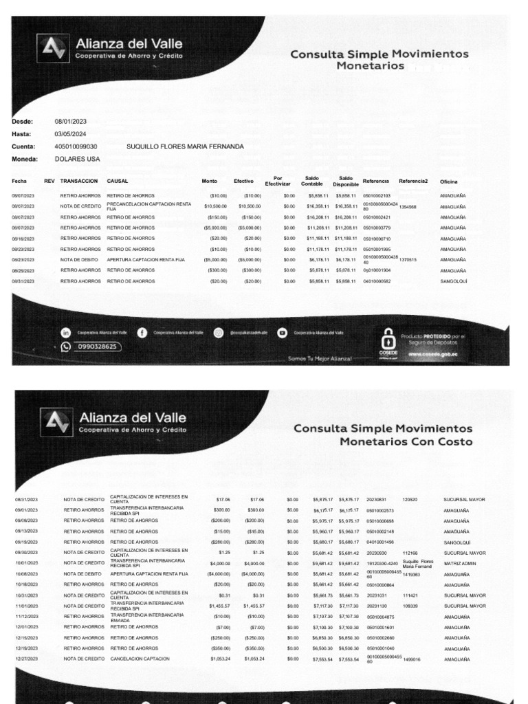Movimientos Jep Pagina 1 y 2 | PDF