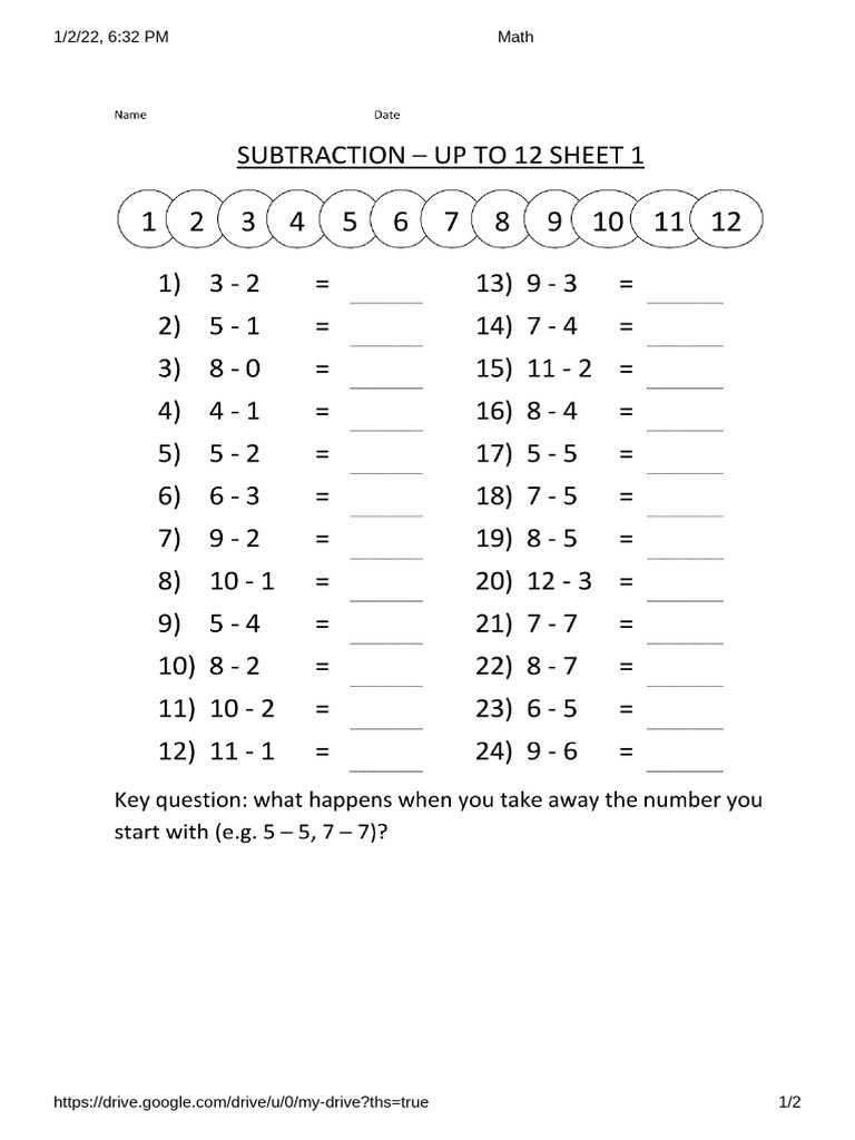 Math Document Overview | PDF