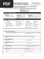 VAT101 Value Added Tax Registration Application External Form | PDF ...