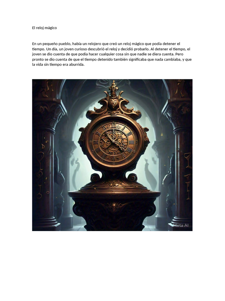 El reloj mágico | PDF