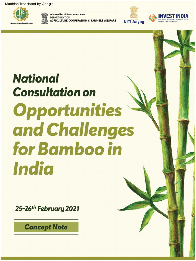 Concept Note Bamboo 25&feb | PDF