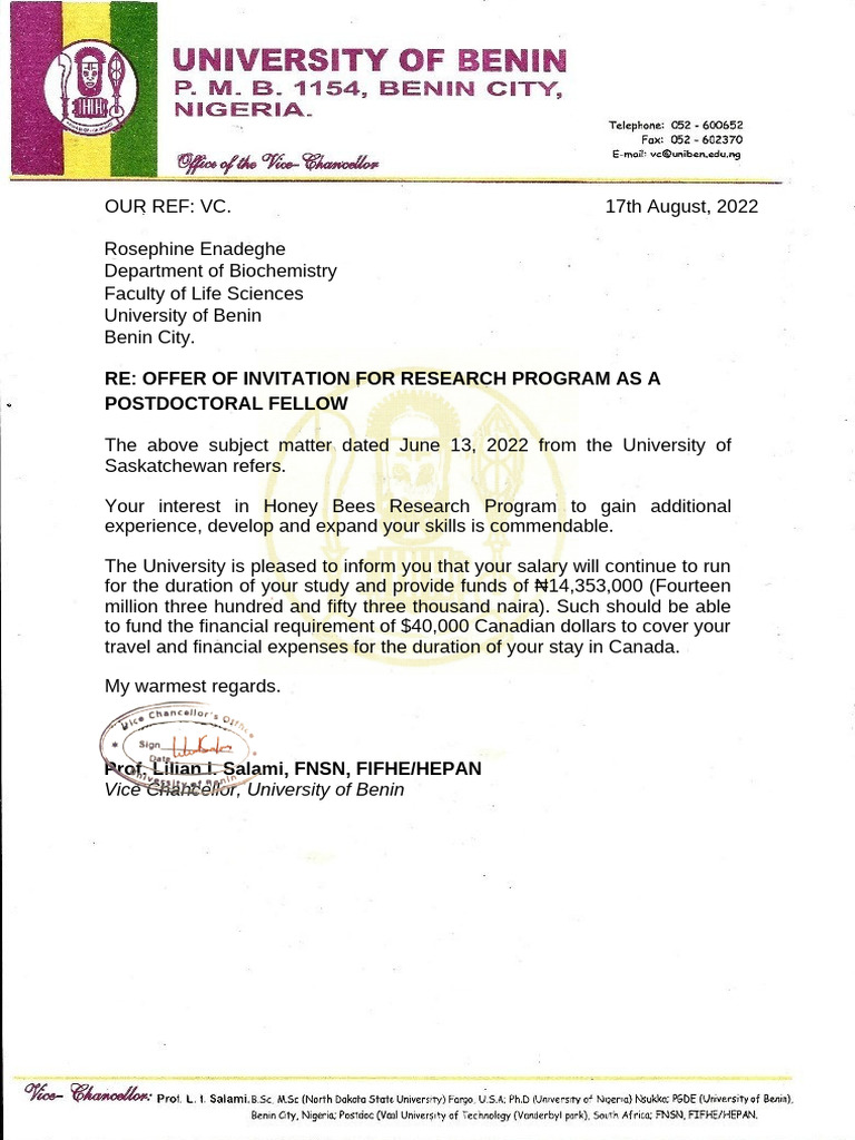 Confirm Letter 2 | PDF