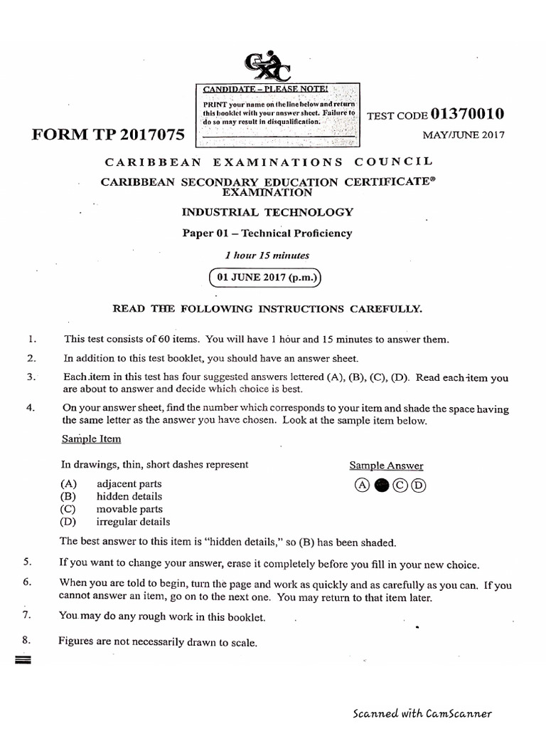 2017 Completed Paper 1 | PDF
