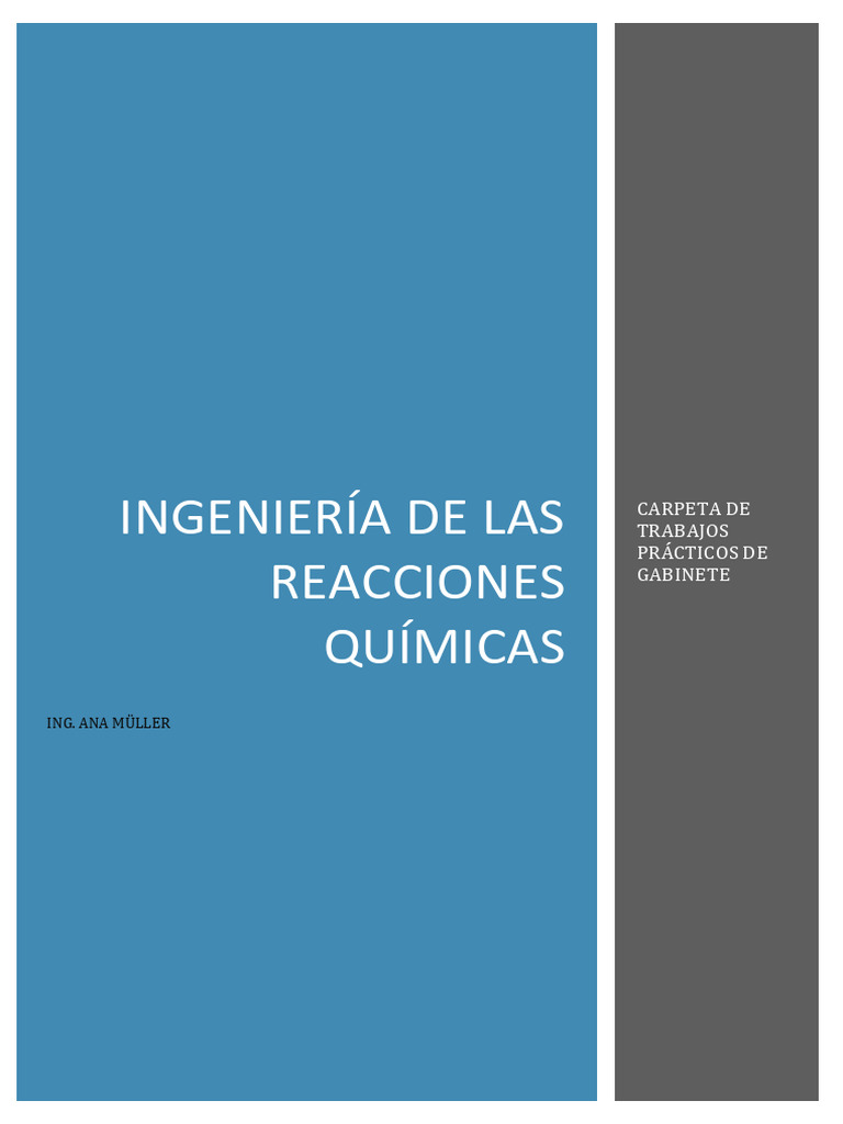 Reacciones en Serie en Reactores Ideales | PDF | Ingeniería | Ciencias fisicas
