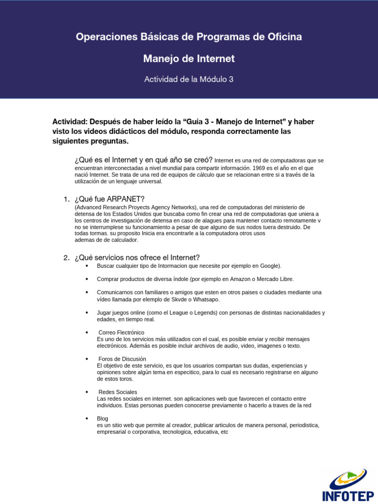 Actividad - MÃ Dulo 5 | PDF | Internet | Gmail