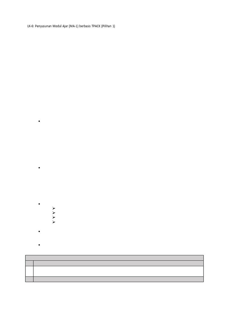Modul Ajar Tpack | PDF