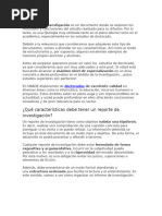 Partes y Estructura de un Reporte | PDF | Ciencia cognitiva