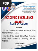 TARPAPEL 1st Quarter RECOGNITION DAY | PDF