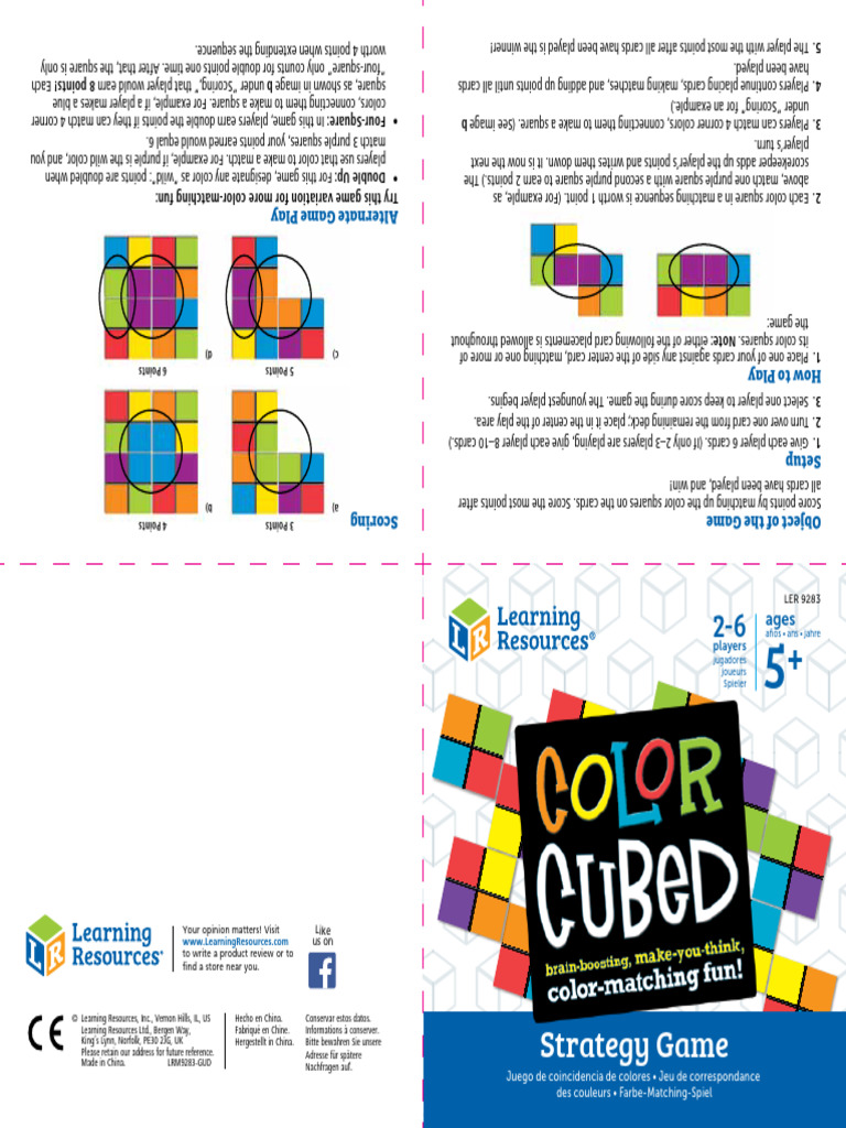 Color Matching Strategy Game Guide | PDF