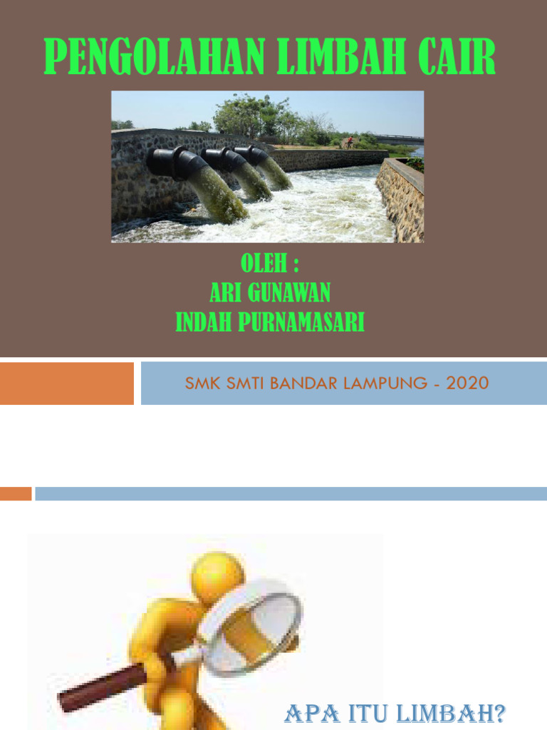 Pengolahan Limbah Cair | PDF