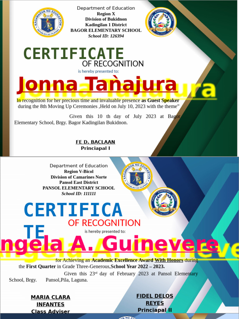 Certificates-yss-final.pptx - Autorecovered | PDF