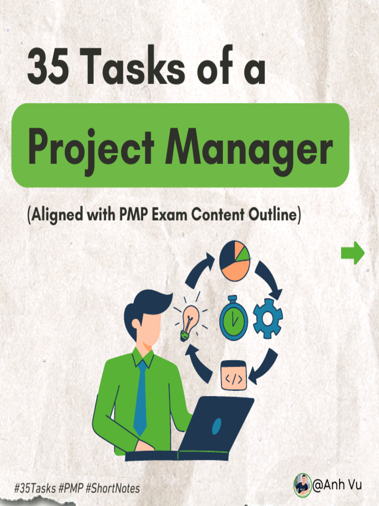 PMP Exam: 35 Key Tasks for Success | PDF | Negotiation | Leadership