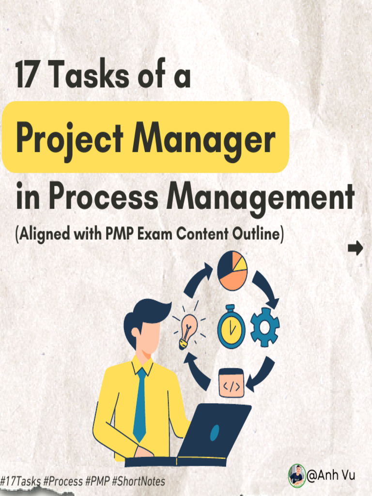 17 Tasks of A PM in Process Management PMP ShortNotes 1735899240 | PDF ...