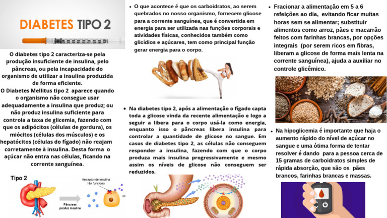 O diabetes tipo 2 caracteriza-se pela produção insuficiente de insulina ...