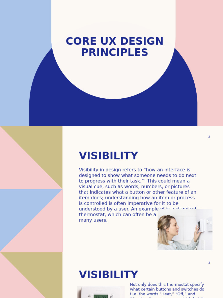 Core Principles of UX Design | PDF | I Phone | Thermostat