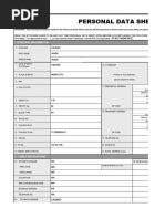 CS Form No. 212 Personal Data Sheet Revised | PDF