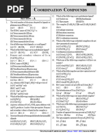 Coordination Compounds - JEE MAIN 2024 Session 1 PYQs | PDF | Ion | Condensed Matter Physics