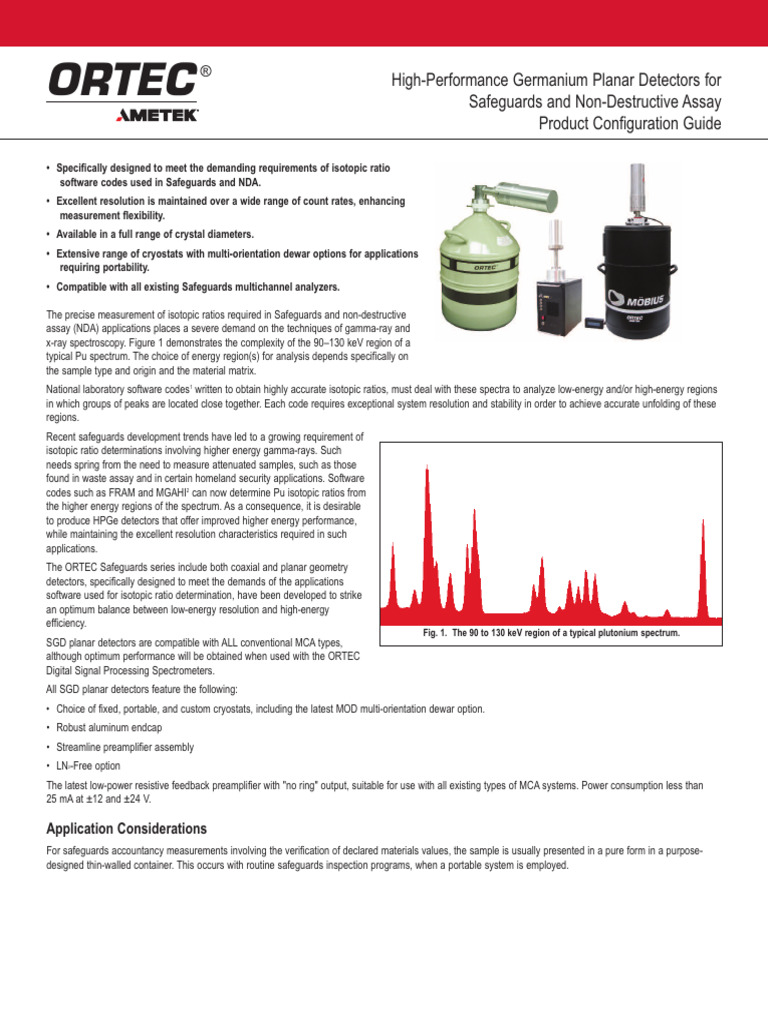 Dewar 30 Dimension ORTEC | PDF | Electromagnetic Spectrum | Scientific ...
