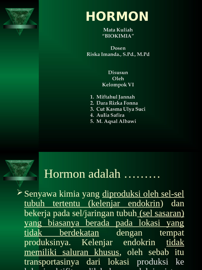 Ppt Hormon | PDF