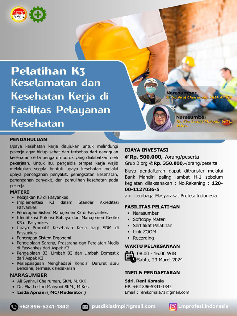 Brosur Pelatihan (1) | PDF