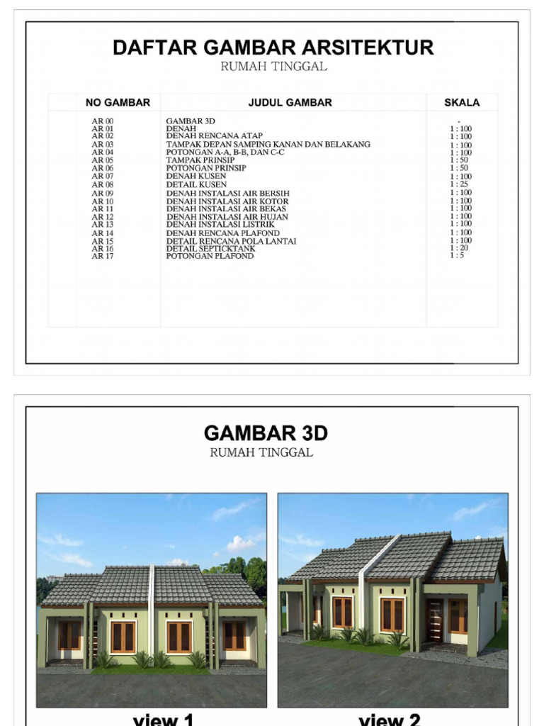 Rumah Type 46 | PDF