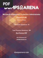 SC-401 Microsoft Real Updated Questions | PDF | Encryption | Microsoft